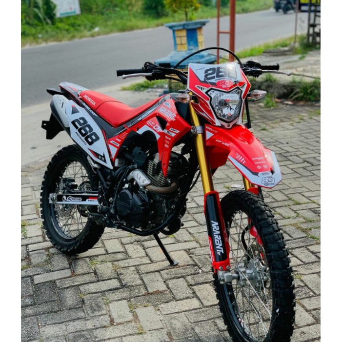 Jual Decal Crf Warna Merah Putih Full Body Terbaru | Shopee Indonesia
