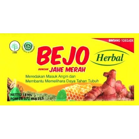 Jual Bejo Herbal Jahe Merah 15ml/sachet | Shopee Indonesia