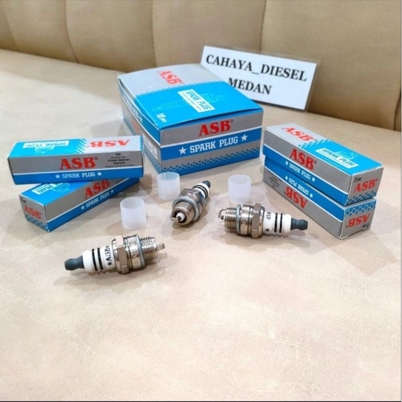 Jual BUSI 2TAK MESIN CHAIN SAW MINI ,MESIN POTONG RUMPUT ASB ORIGINAL | Shopee Indonesia