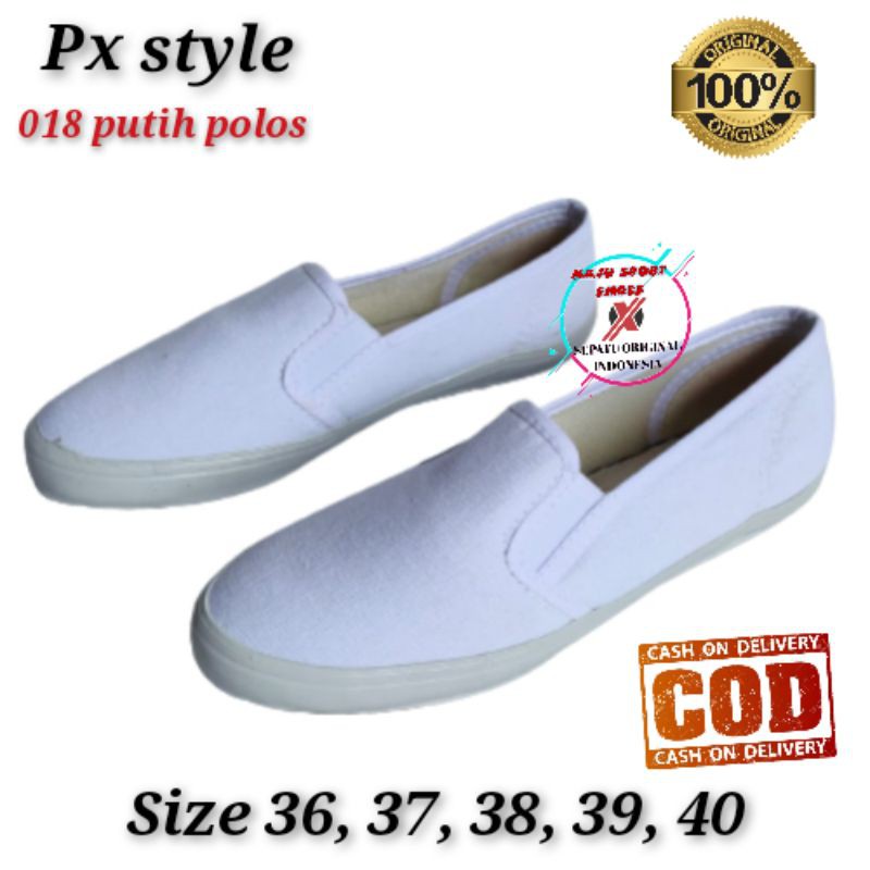 Jual PX STYLE 027 018 - sepatu Slip On wanita perekat , sepatu kerja ...