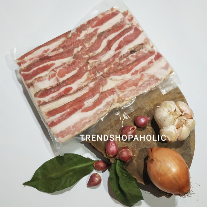 Jual Daging Asap - Bali Best Premium Smoked Pork Bacon Daging Bacon ...