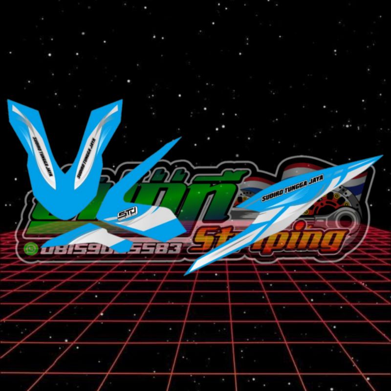 Jual STRIPING STICKER BEAT NEW 2020-2021 LIVERY BUS STJ SUDIRO TUNGGA ...