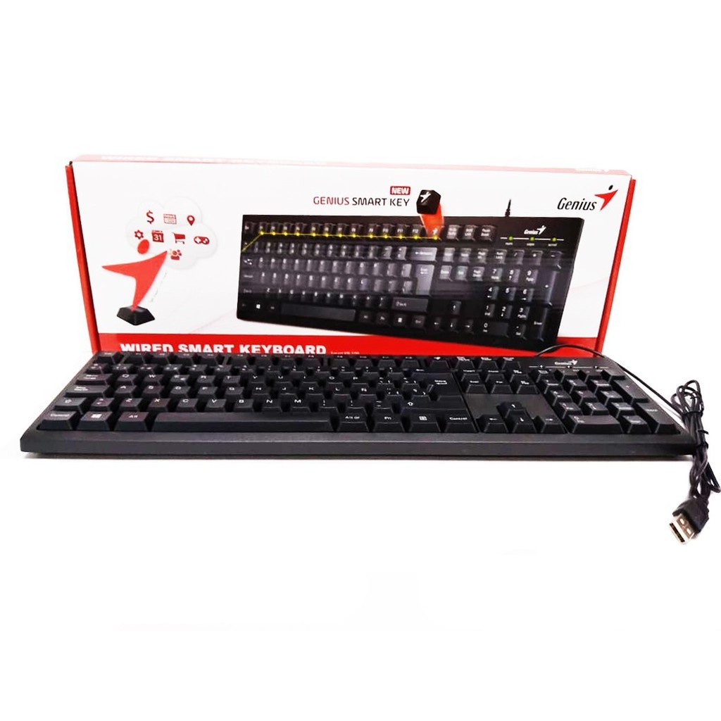 Jual KEYBOARD GENIUS KEYBOARD KB-100 (USB) ORIGINAL 100% | Shopee Indonesia
