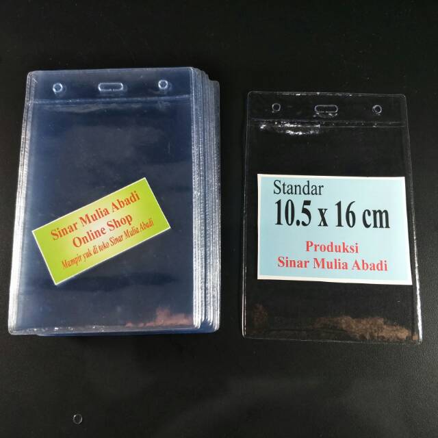 Jual Plastik Name tag 10.5x16 tebal Standar / PAK isi 100 pcs Panitia ...