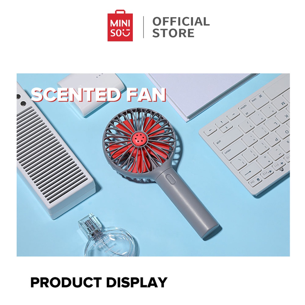 Jual Miniso Mini Fans Kipas Angin 1200mAh USB Portabel Mini Fan ...