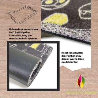 Jual Keset Cushion Mat Uk 40X60cm Keset Rumah Keset Kaki PVC Gambar ...