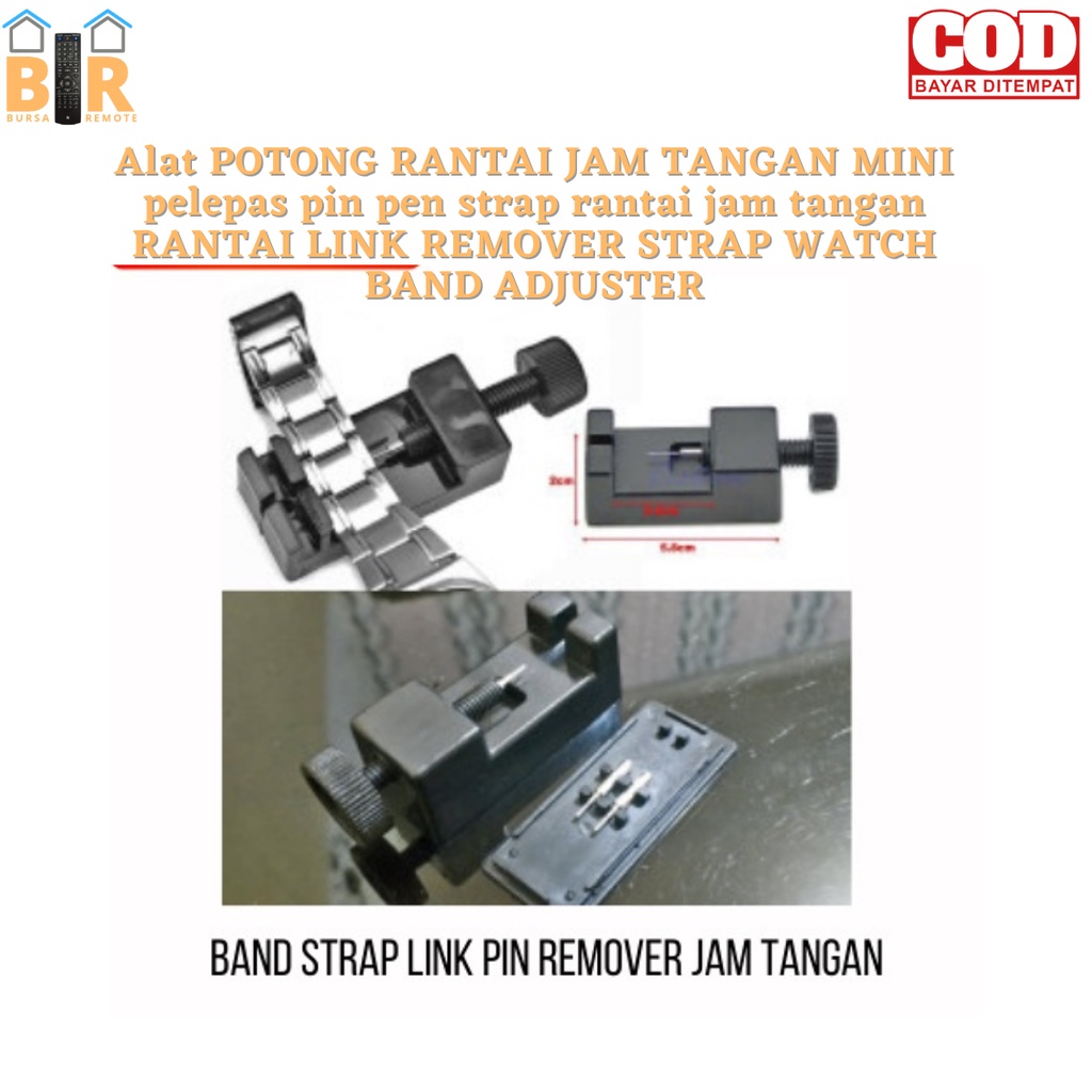 Jual Alat POTONG RANTAI JAM TANGAN MINI pelepas pin pen strap rantai ...