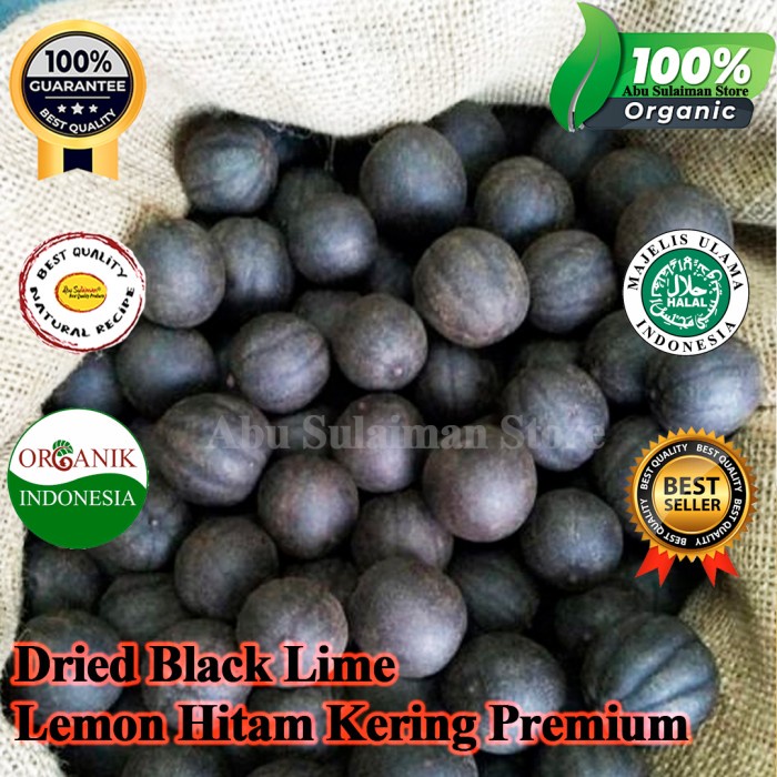 Jual Lemon Hitam 100 gr / Dried Black Lime / Loomi / ليمون مجفف ...