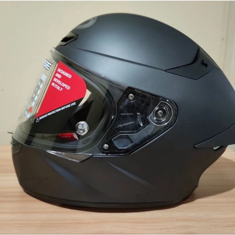 Jual KYT TT Course Solid Flat Black | Shopee Indonesia