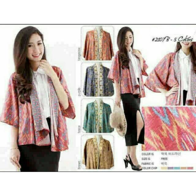 Jual Outer Etnik / Outer Ethnic Blazer Batik | Shopee Indonesia