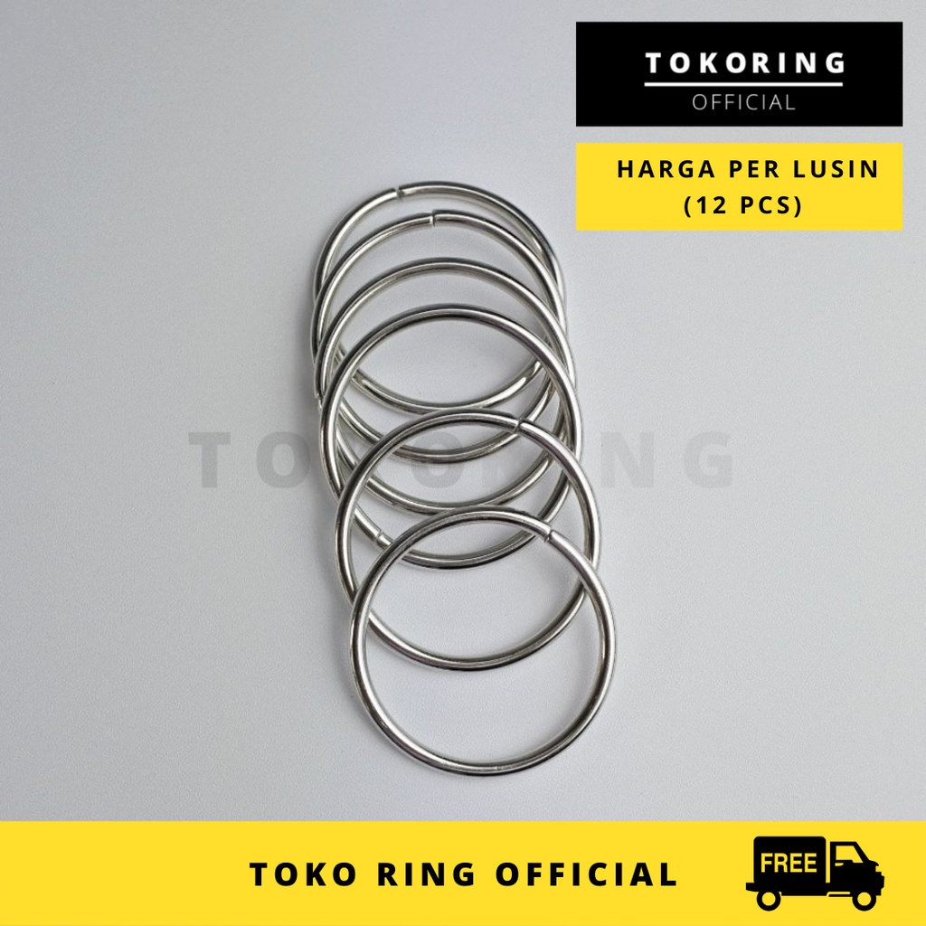 Jual Ring Bulat 4 cm tebal 3,3 mm Nikel - Toko Ring Official (Harga per ...