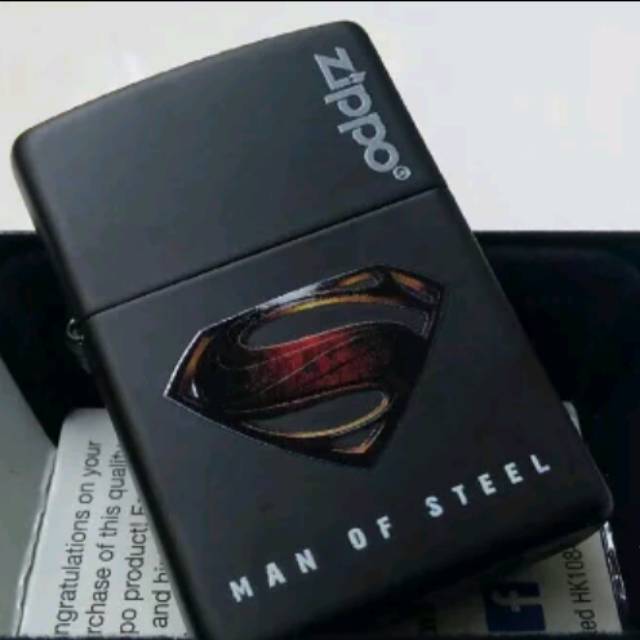 Jual Zippo custom Superman zippo print zippo ukir grafir bebas pilih ...