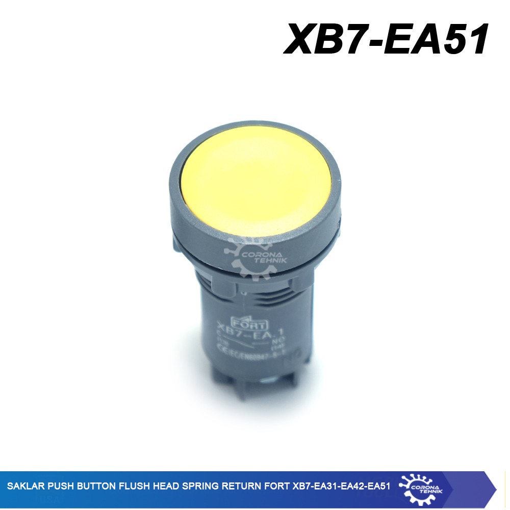 Jual XB7 Saklar Push Button Flush Head - Spring Return Fort | Shopee ...