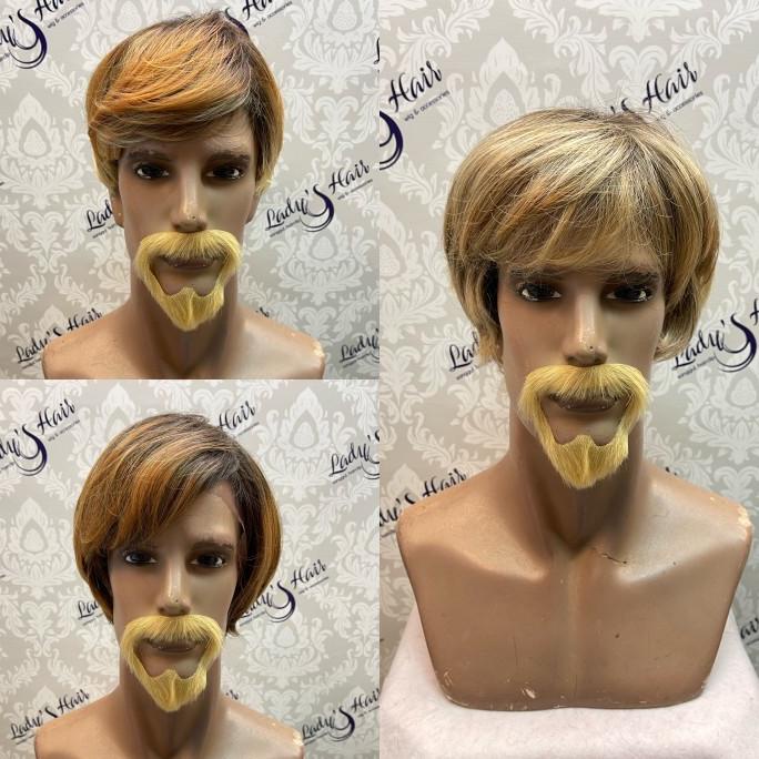 Jual Wig pria korea cepak model kekinian warna hailet pirang CK Lewis ...