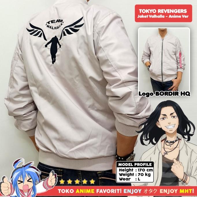 Jual Jaket Bomber Anime Tokyo Revengers Valhalla Keisuke Baji Anime ...