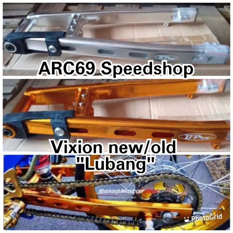 Jual SWING ARM BPRO LUBANG UNTUK VIXION NEW DAN OLD. | Shopee Indonesia