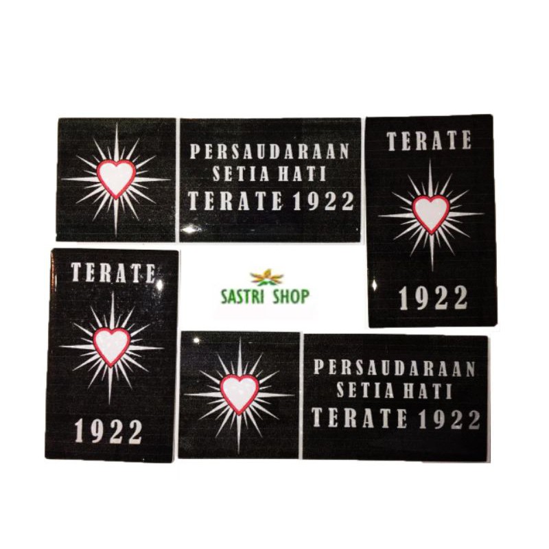 Jual Stiker Timbul Emblem SH Terate 1922 Stiker Pesilat Indonesia | Shopee Indonesia