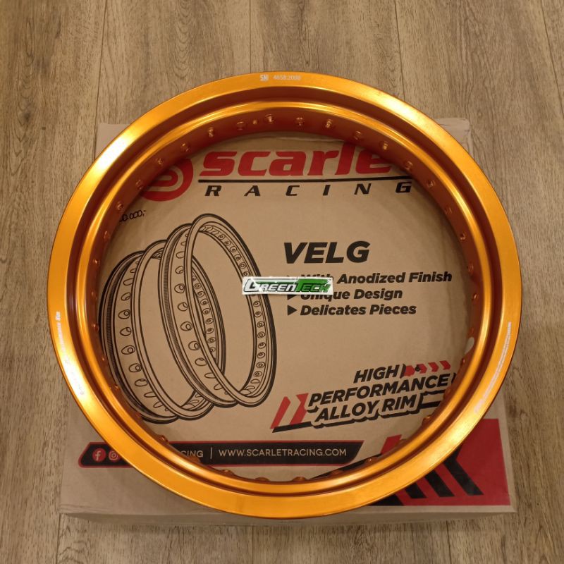 Jual velg Scarlet 350-17 MT oren | Shopee Indonesia