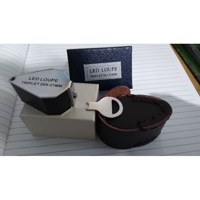 Jual Loupe LED Triplet 20x | Shopee Indonesia