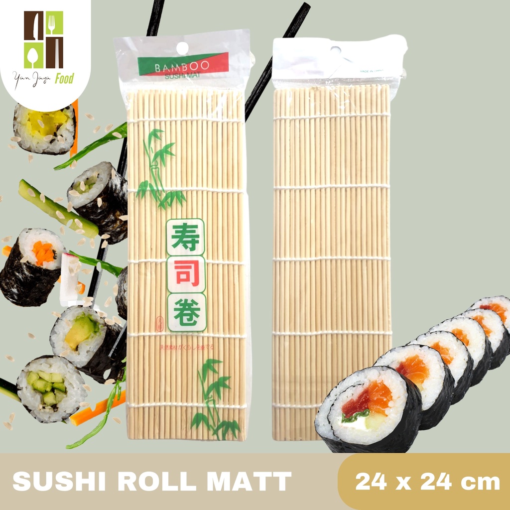 Jual Sushi Roll Matt Gulungan Sushi Bamboo Sushi Mat Plastik Sushi Mat ...