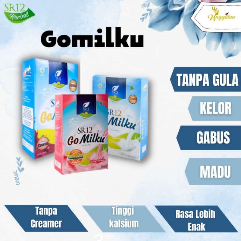 Jual Best seller Gomilku SR12 susu kambing/penambah berat badan/penurun ...