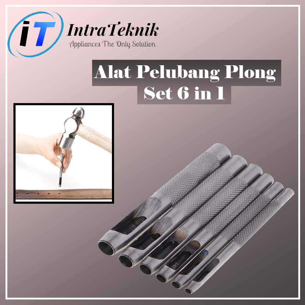 Jual 6 PCS ALAT PLONG LUBANG | ALAT PEMBUAT LUBANG | PELUBANG KULIT ...