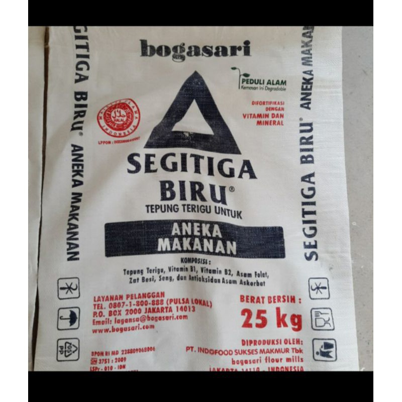 Jual karung segitiga biru 25 kg | Shopee Indonesia