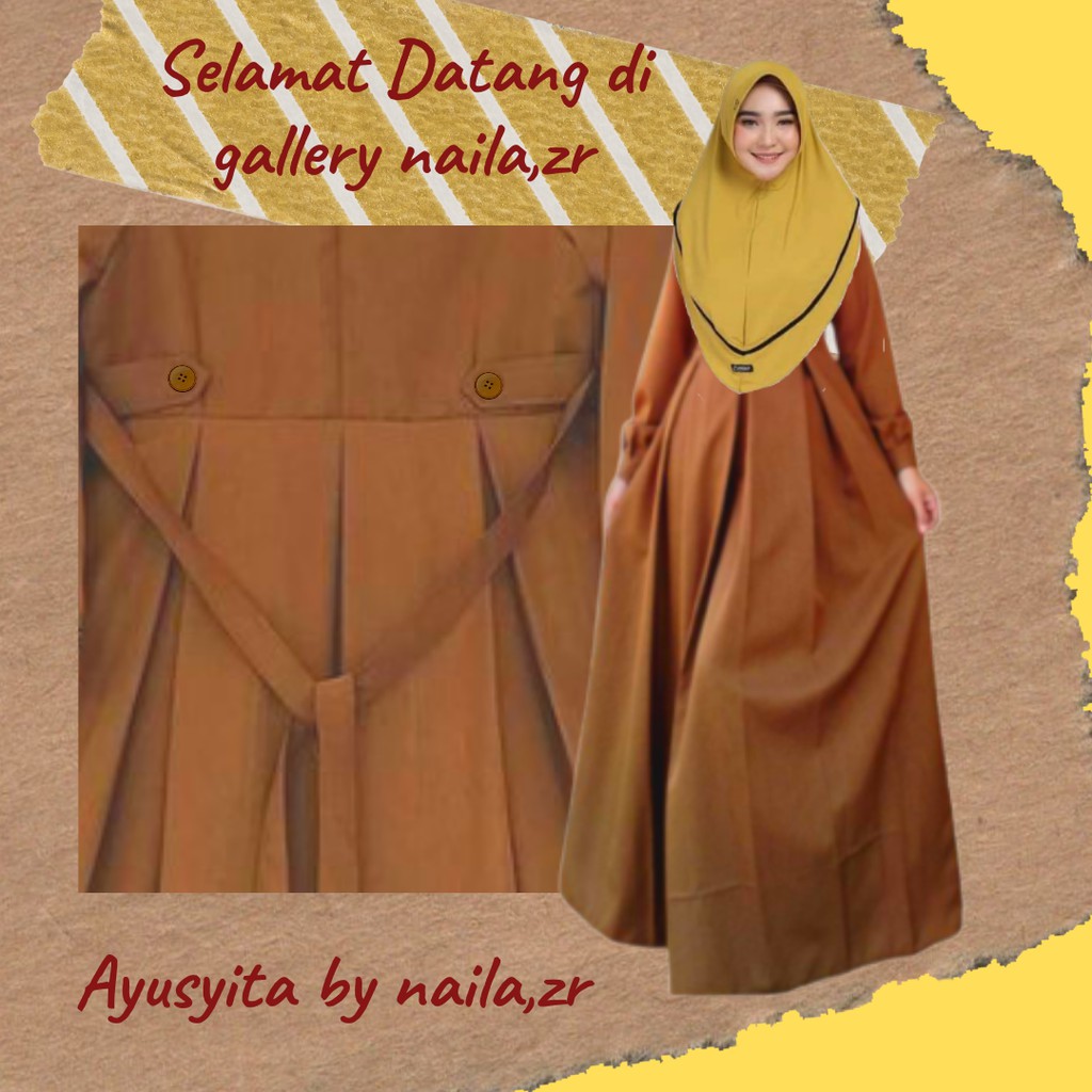 Jual Gamis Jumbo ASN Pemda Khaki Dinas PDH Kerja Guru PNS Jumbo Bumil ...