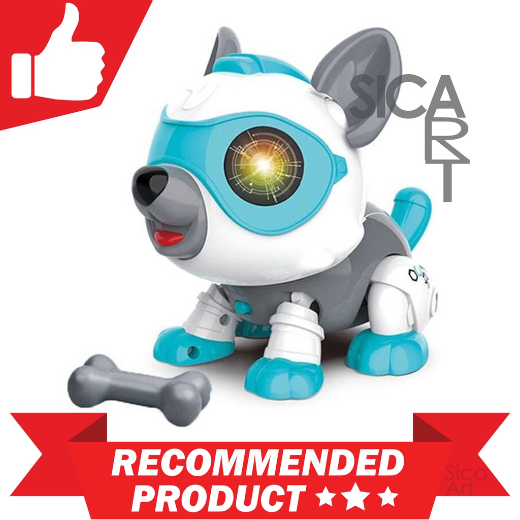 Jual Mainan Robot Anjing Mini Dengan Kontrol Perintah Suara | Shopee ...