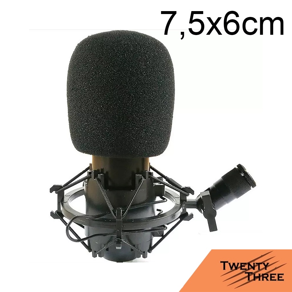 Jual Busa Mic MIcrophone Mikrofon Studio Foam Condensor Condenser ...