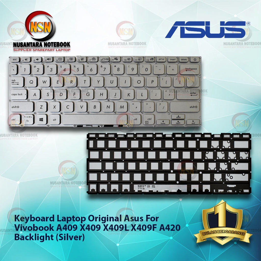 Jual Keyboard Original Laptop Asus For Vivobook A409 X409 X409L X409 ...