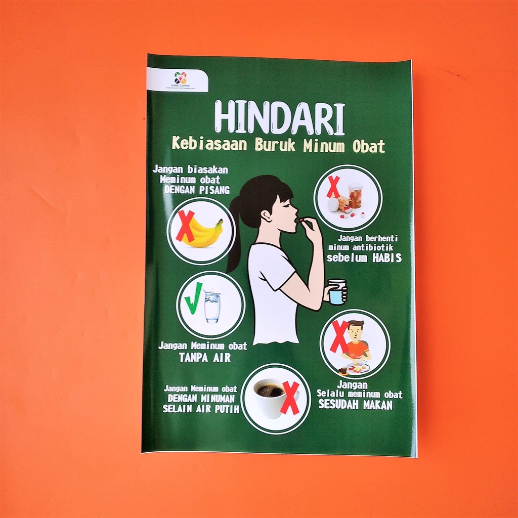 Jual Poster Farmasi - Poster Hindari Kebiasaan Buruk Minum Obat ...