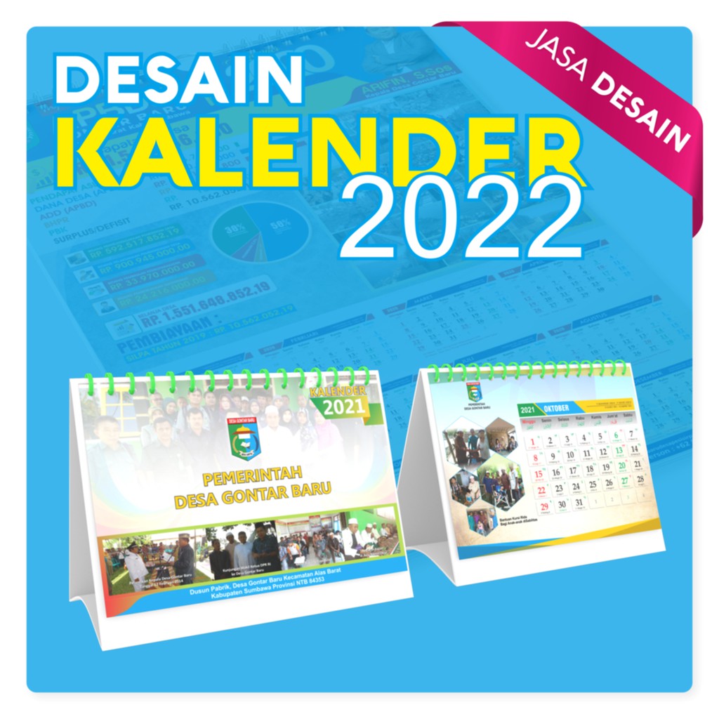 Jual Jasa Desain Kalender 2022 [PREMIUM] | Shopee Indonesia