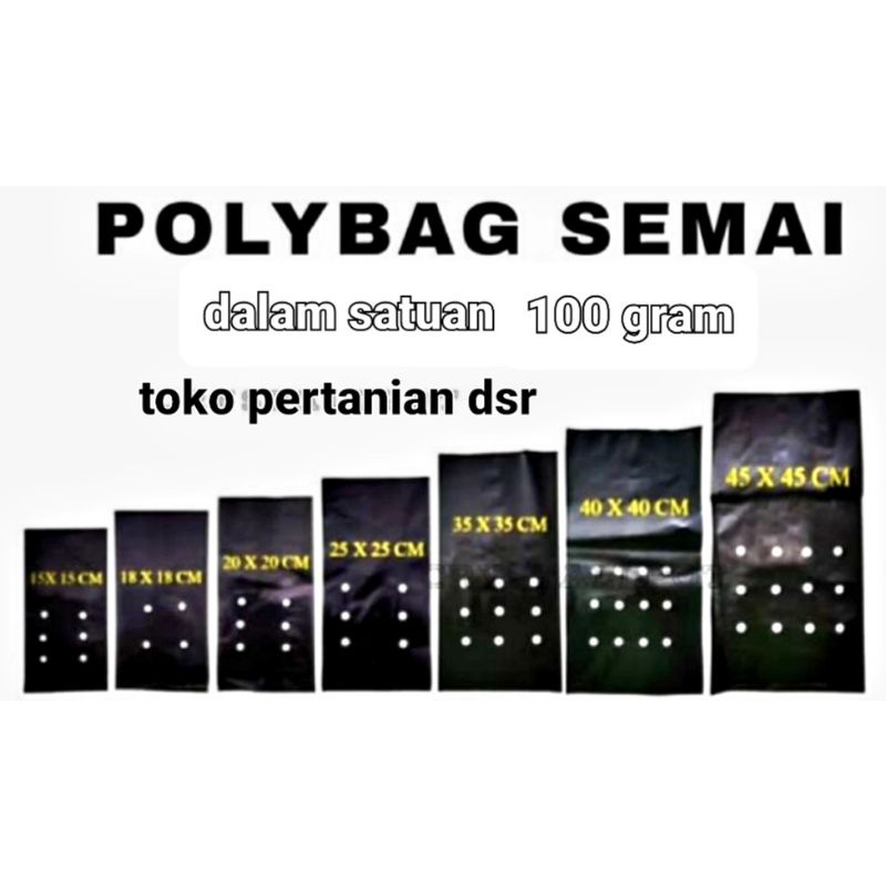 Jual POLIBAG TANAMAN (100gram) | Shopee Indonesia