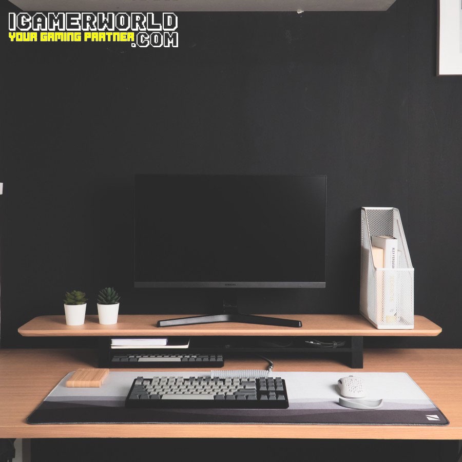 Jual Noir Desk Shelf Monitor Stand Riser / Monitor Table / Monitor ...