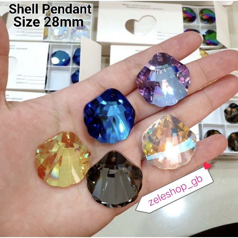 Jual COPY SWAROVSKI BENTUK KERANG 28MM | Shopee Indonesia