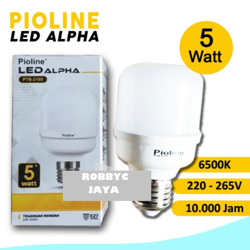 Jual LAMPU PIOLINE LED ALPHA 5W PUTIH E27 220V LAMPU MURAH | Shopee Indonesia