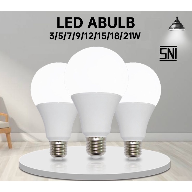 Jual Lampu Bulb A LED Lampu Bohlam LED Super Terang 5W 7W 9W 12W 15W 21W Lampu Bohlam 5 Watt 7 ...