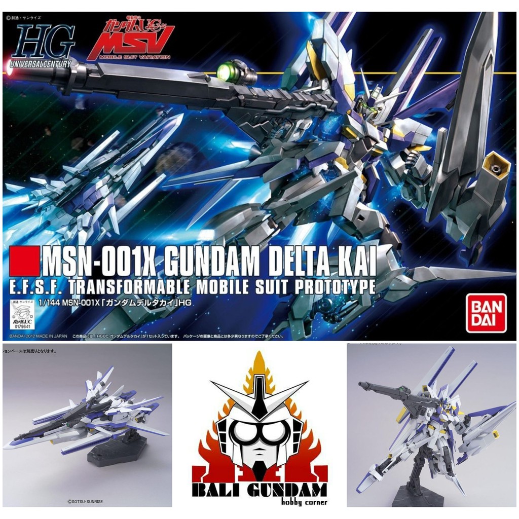 Jual HG 1/144 MSN-001X GUNDAM DELTA KAI Bali Gundam Hobby Corner Bandai Original | Shopee Indonesia