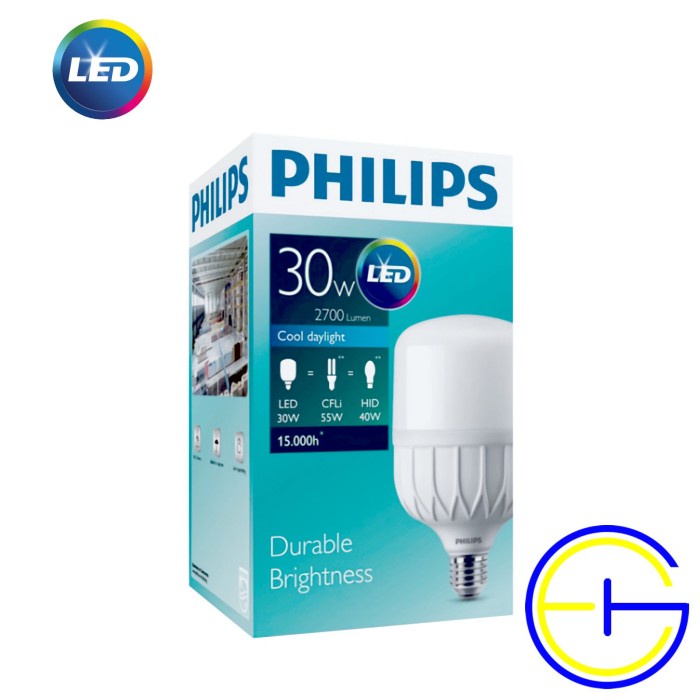 Jual Lampu Tforce Core HB 30W E27 True Foce Putih Philips | Shopee Indonesia
