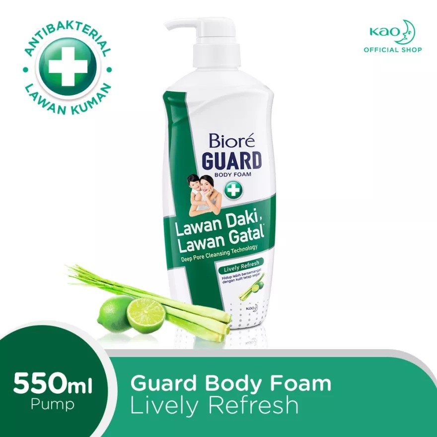 Jual BIORE Guard Body Wash Lively Refresh - Active Antibacteria ...