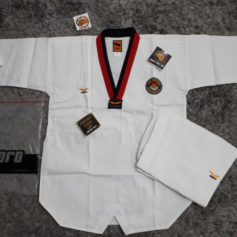 Jual BAJU TAEKWONDO DOBOK EMPRO POOM TAEKWONDO | Shopee Indonesia