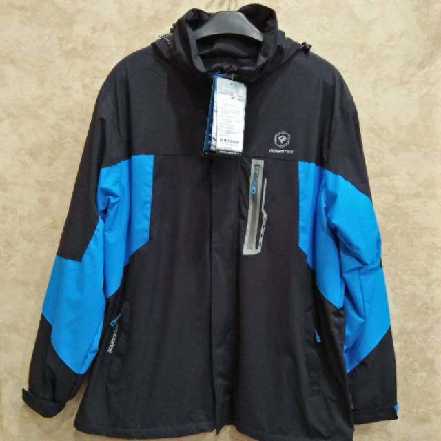 Jual JAKET PARASUT FORESTER MARVELOUS BLACK BLUE - JAKET GUNUNG ...