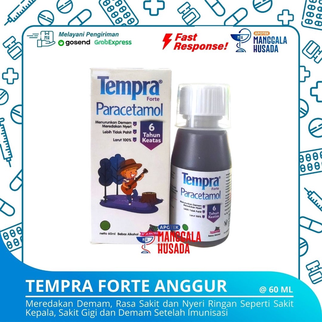 Jual TEMPRA FORTE SIRUP RASA ANGGUR | Shopee Indonesia