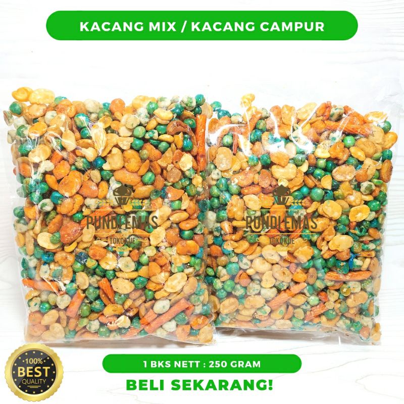 Jual Kacang Mix Kacang Campur - 250 GR | Shopee Indonesia