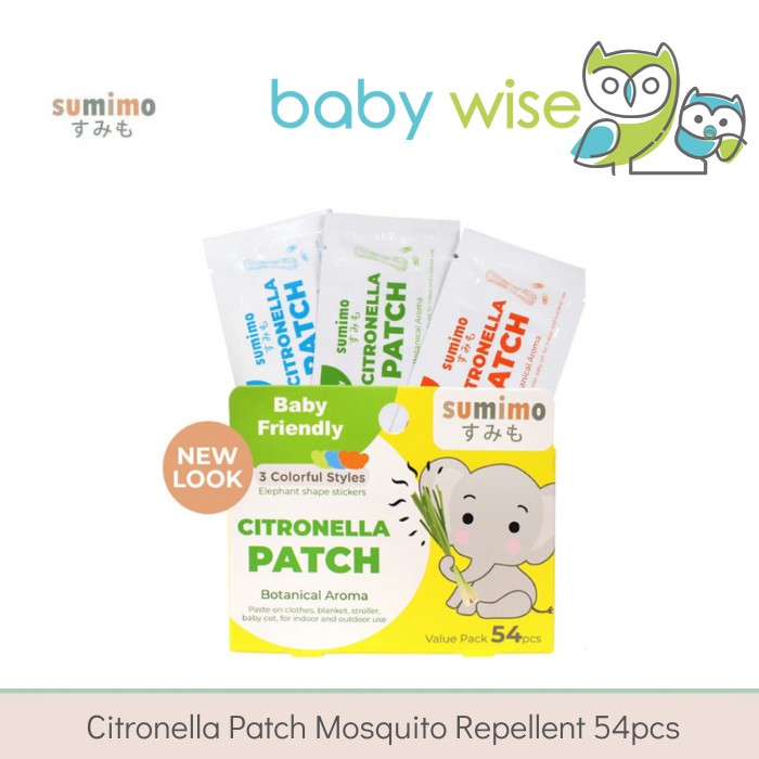 Jual Sumimo Citronella Patch Mosquito Repellent 54pcs | Shopee Indonesia
