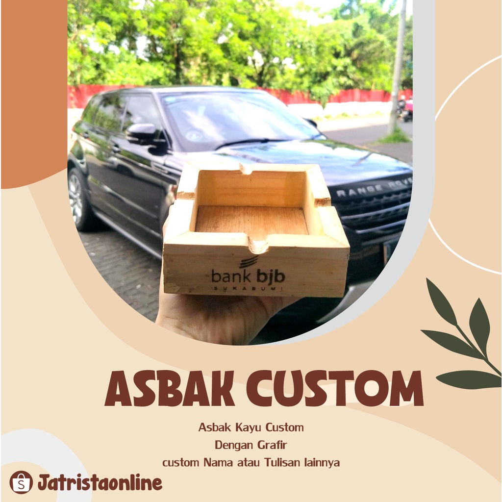 Jual ASBAK KAYU CUSTOM GRAFIR NAMA | Shopee Indonesia