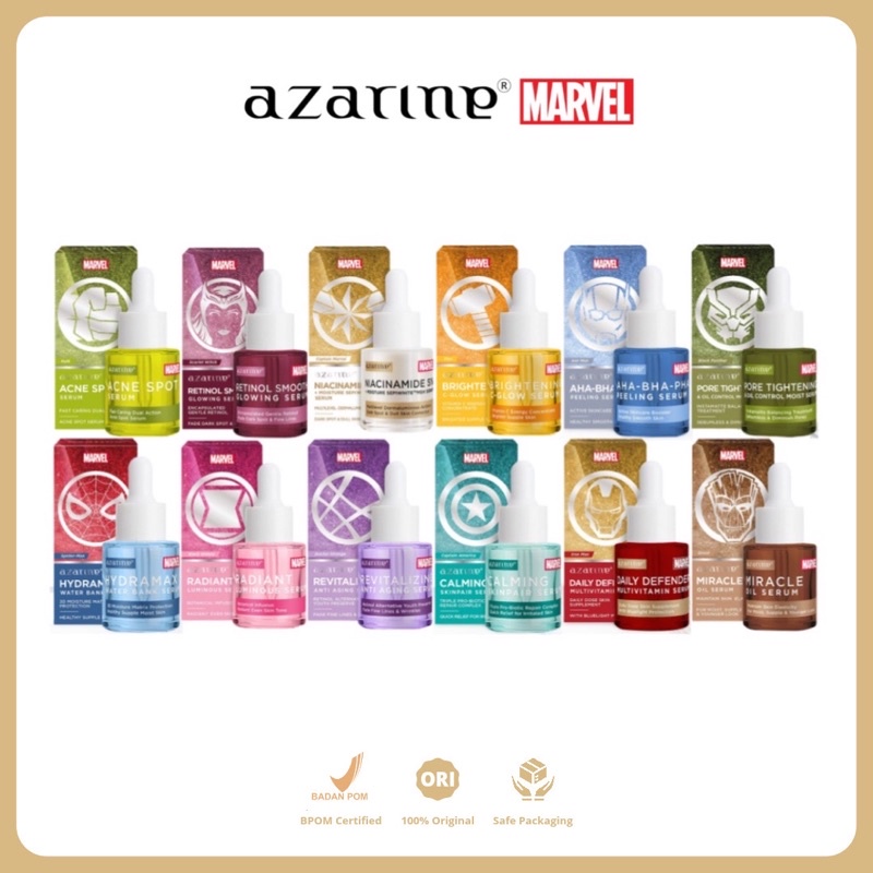 Jual AZARINE - Superhero Marvel Edition Serum Serie 20ml - AZARINE ...