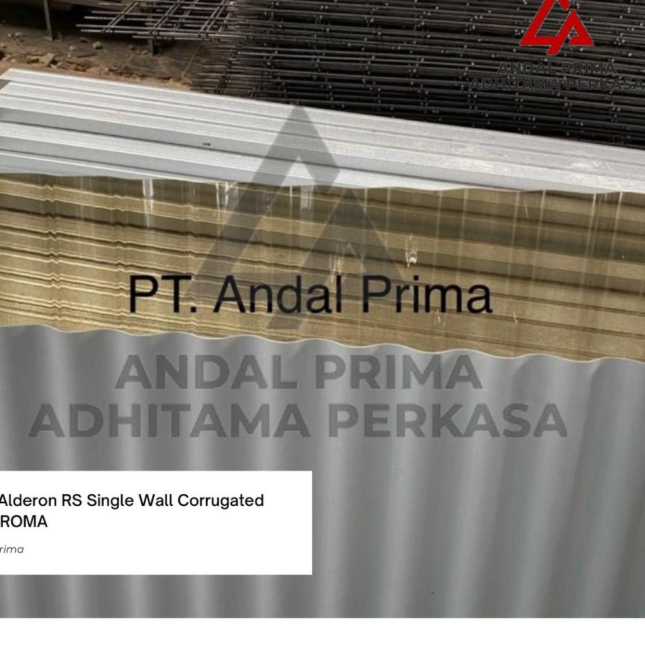 Jual Recomended.. Atap Alderon RS Type Roma - Alderon Single Wall ...