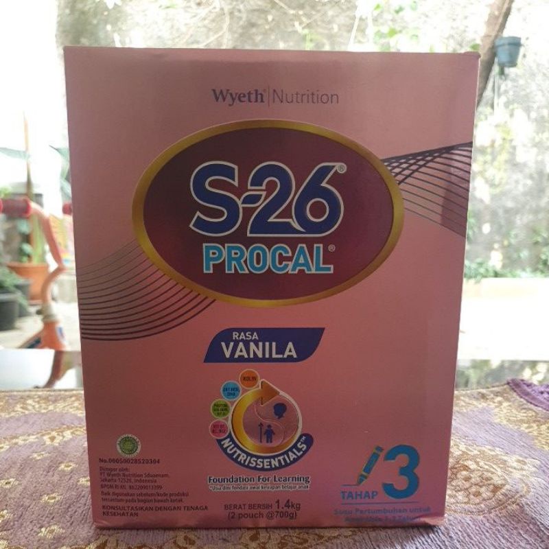 Jual S26 Procal 400gr, 700gr, 1.4kg Vanila (BOX PINK) | Shopee Indonesia